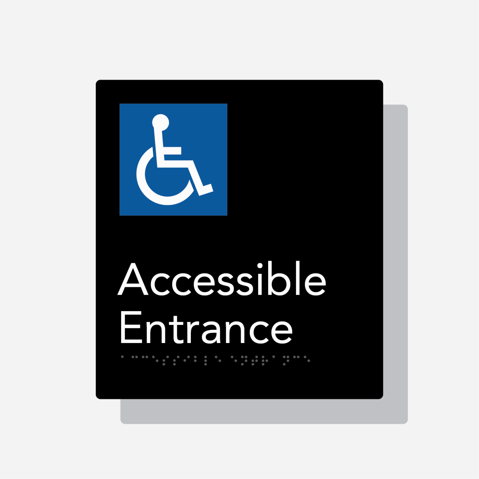 Push Button For Access Braille Tactile Sign - Tiger Corporation